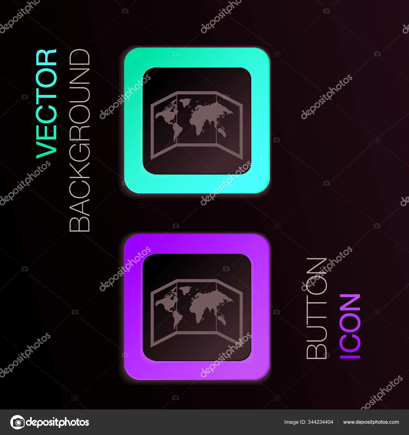 Icono Del Mapa Países Del Mundo Vector de stock por ©YAYImages 344234404