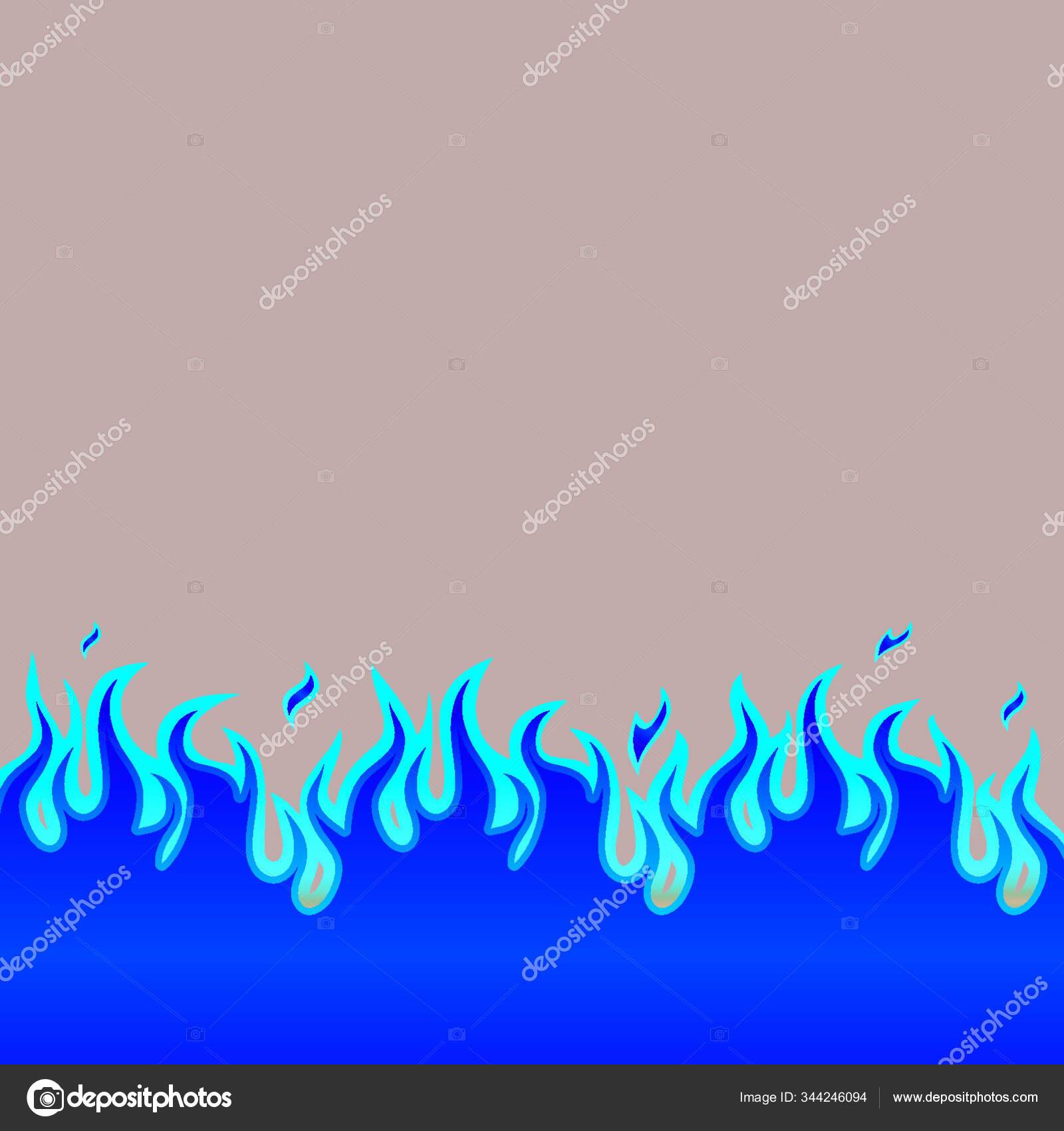 Vektor Api Perbatasan Api Membakar Desain Vektor Stok oleh ©YAYImages ...