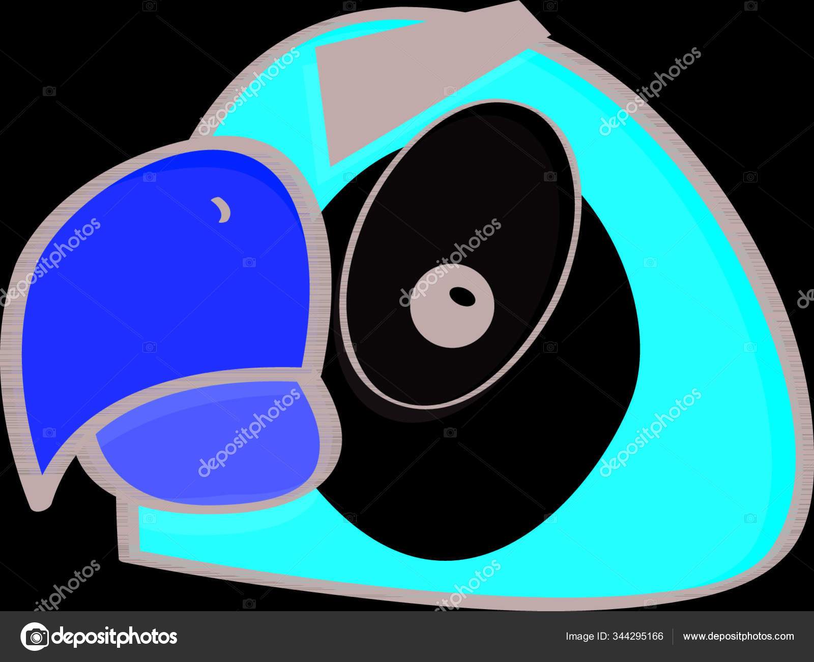 Cartoon Illustration Showing Close Face Angry Red Macaw Stock Vector by ...