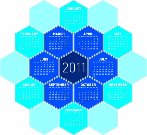 2014 red hexagon calendar design Stock Vector Image by ©vipervxw #30437015
