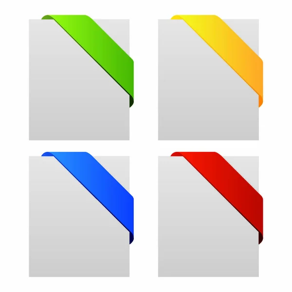 Set of colorful corners Stock Vector Image by ©fayskaaa #11921944