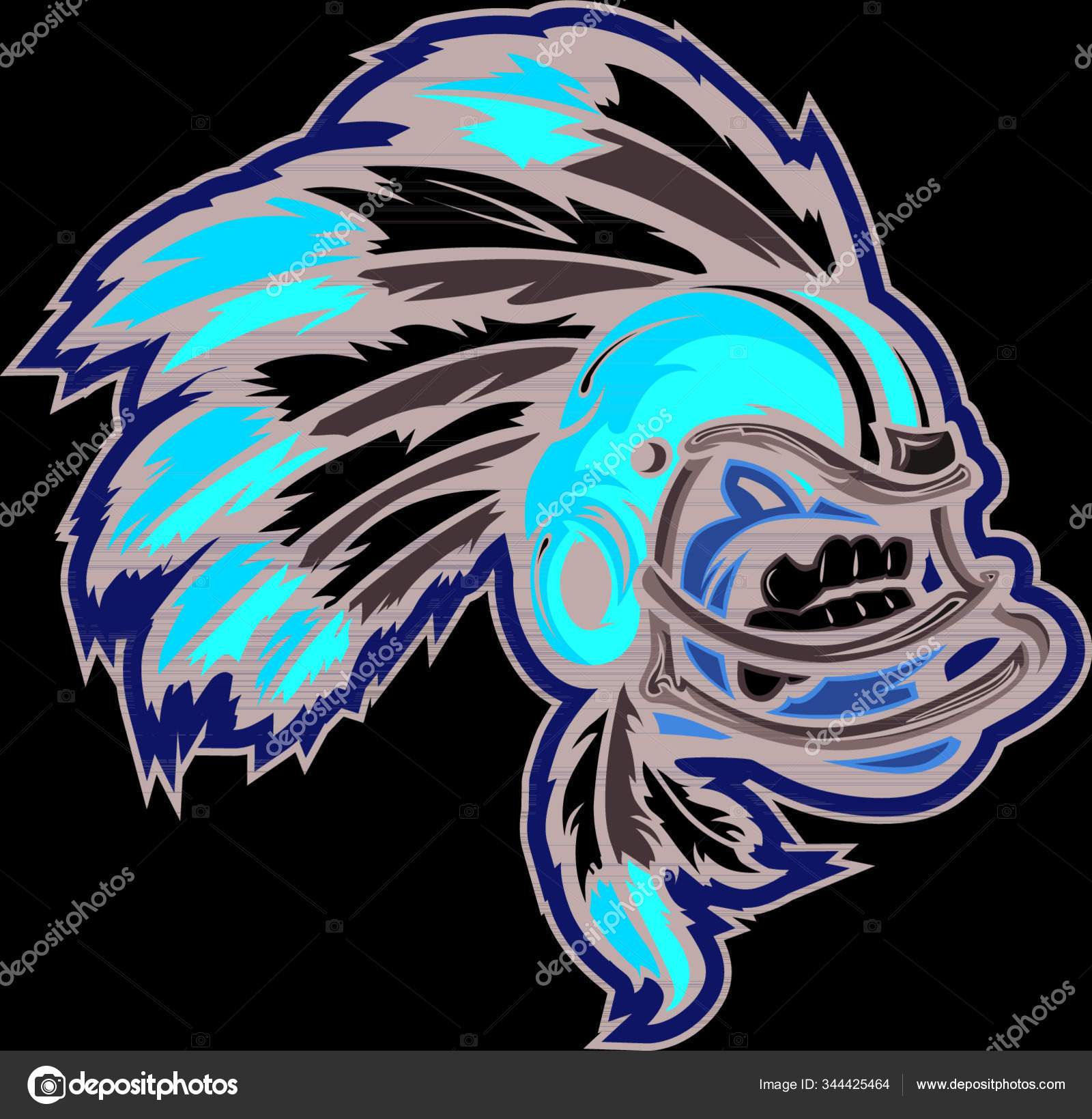 Native American Mascots Helmet