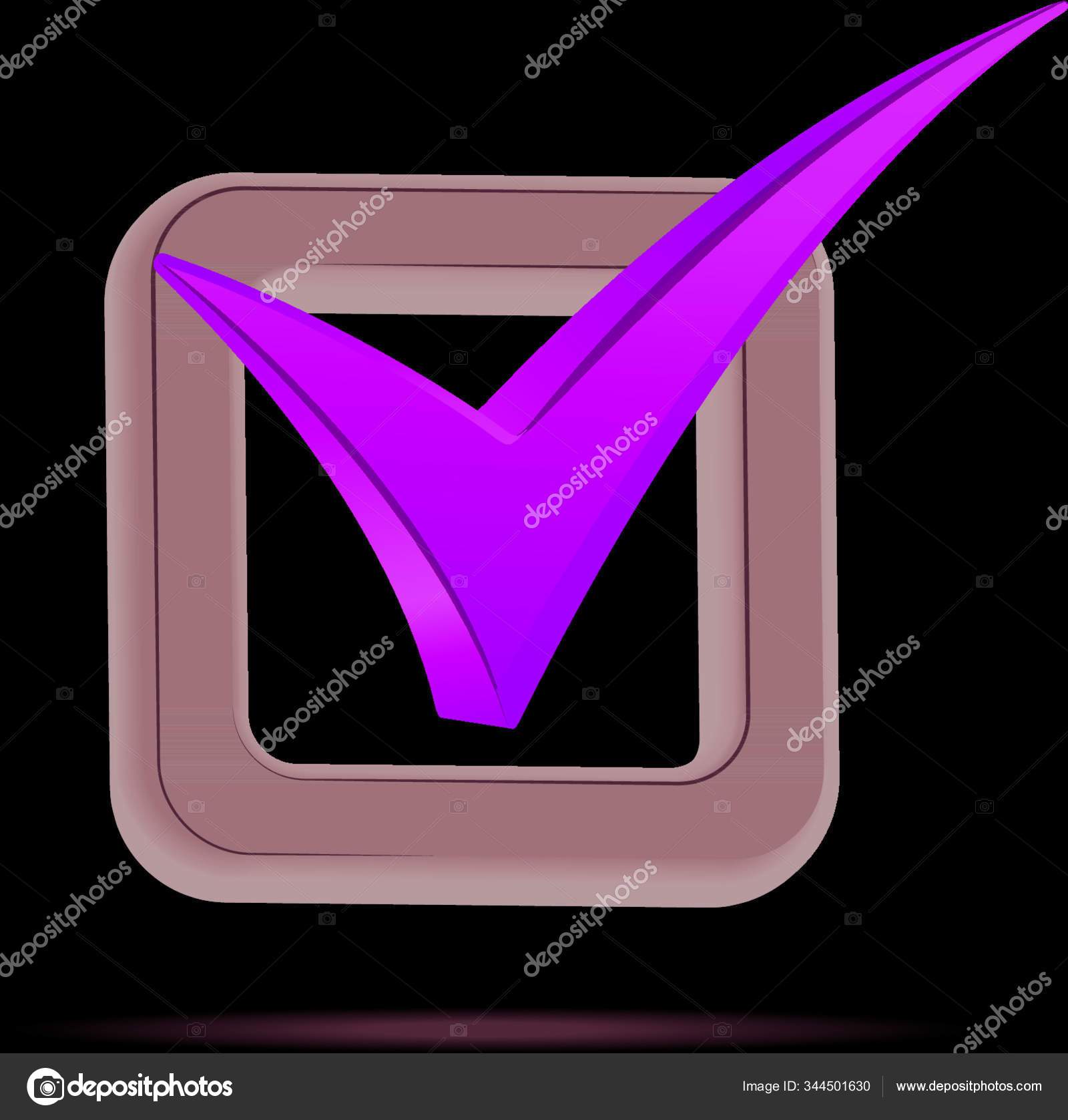 Revisa Mark Ilustración Vectorial Vector de stock #344501630 de ©YAYImages