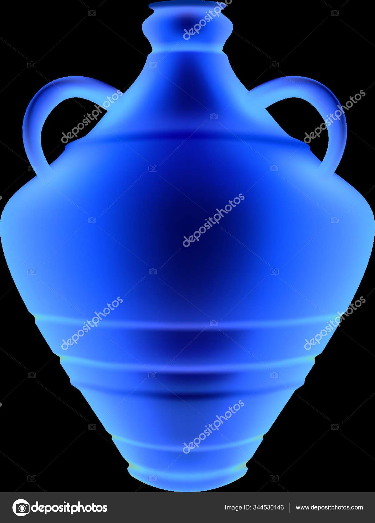 Editable Vector Illustration Golden Urn Made Gradient Meshes Stock Vector Image by ©YAYImages ...