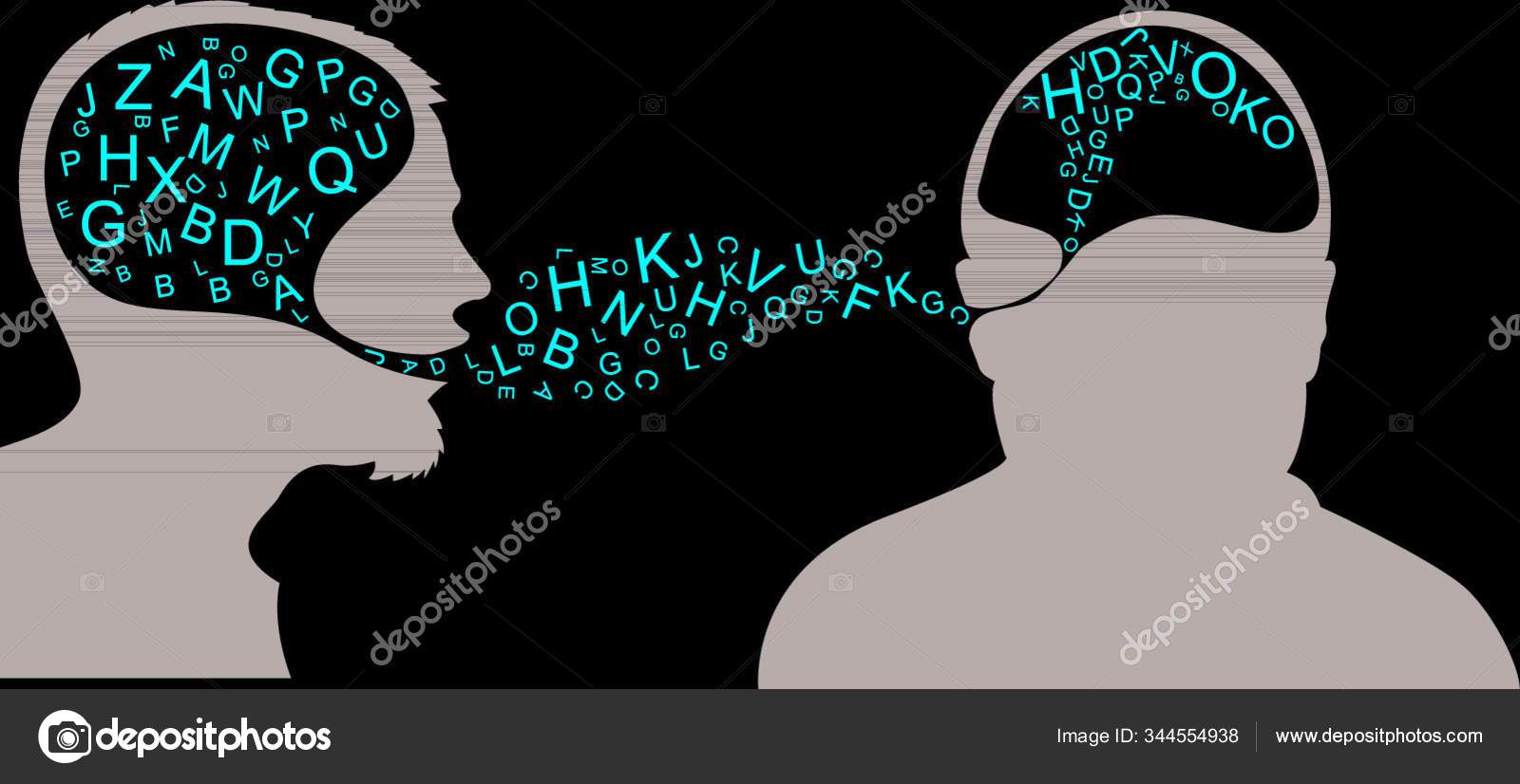 Dialogue One Person Speaking One Listening Stock Vector by ©YAYImages ...