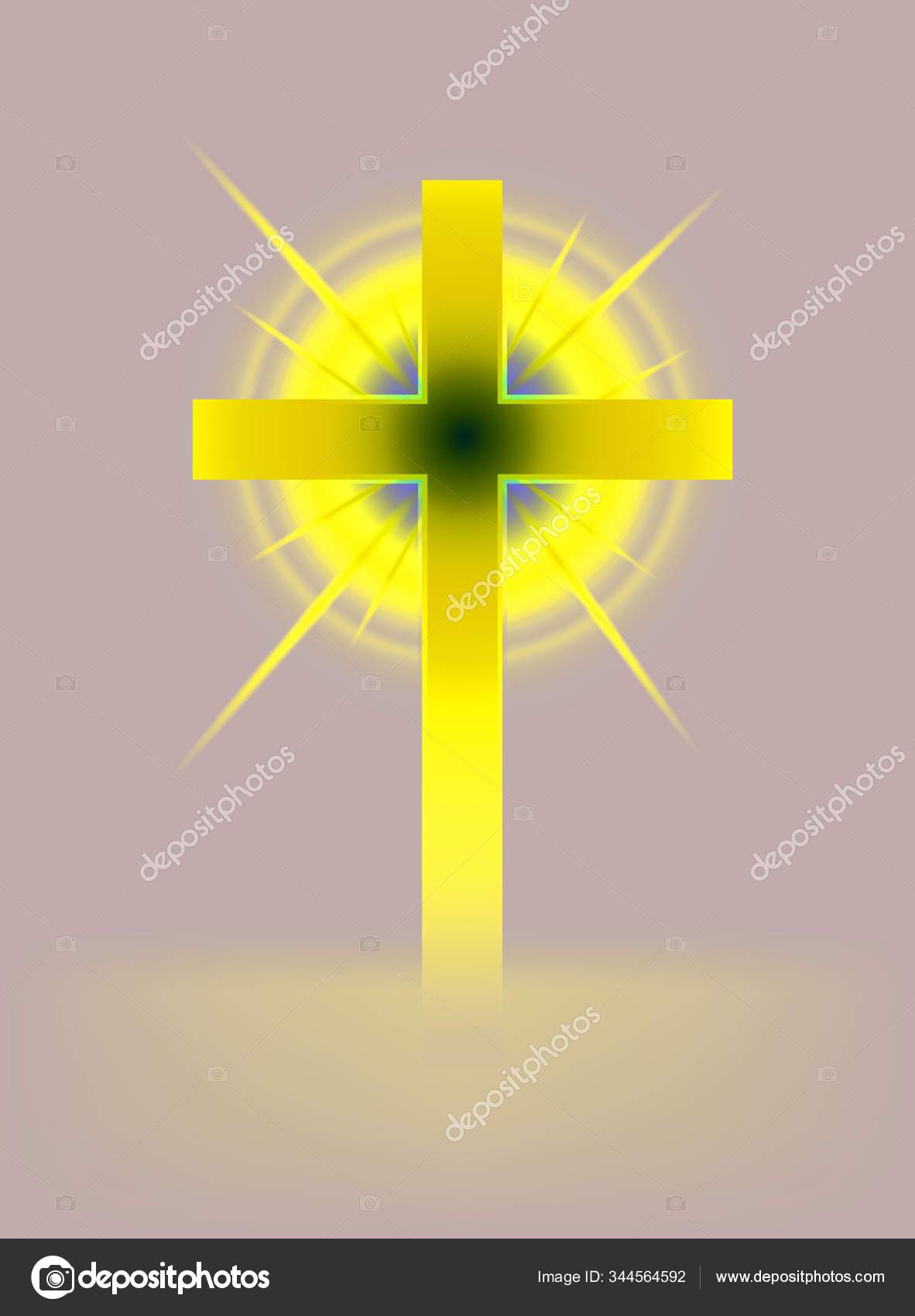 Vector Illustration Blue Cross Background Stock Vector Image by ...