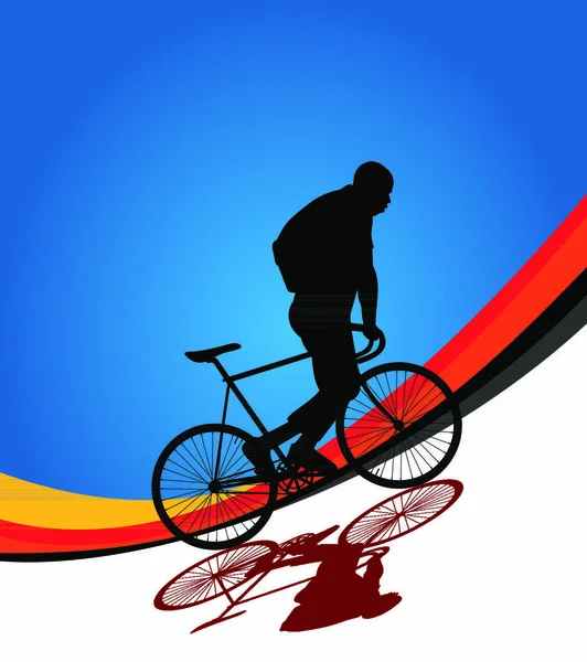 Bike and city Stock Vector Image by ©bogalo #10660525