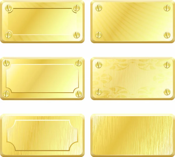 Metal Labels - Nameplates Stock Vector Image by ©Juric.P #27152371