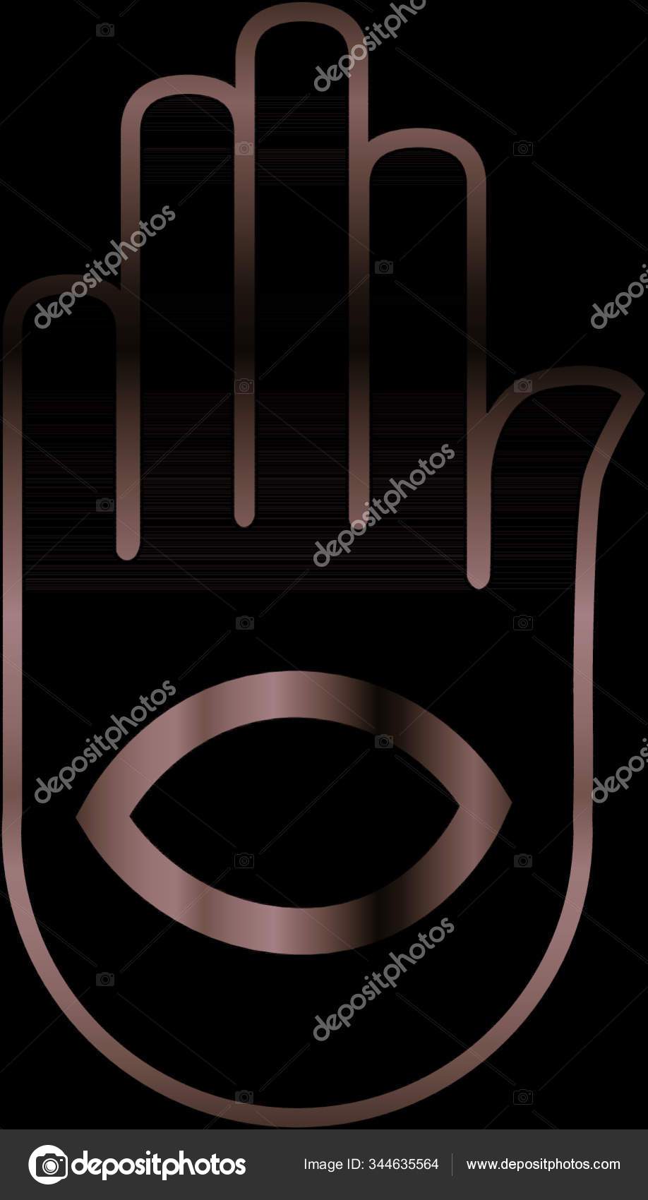 Logo Psychic Mind Reader Hand Third Eye Stock Vector by ©YAYImages ...