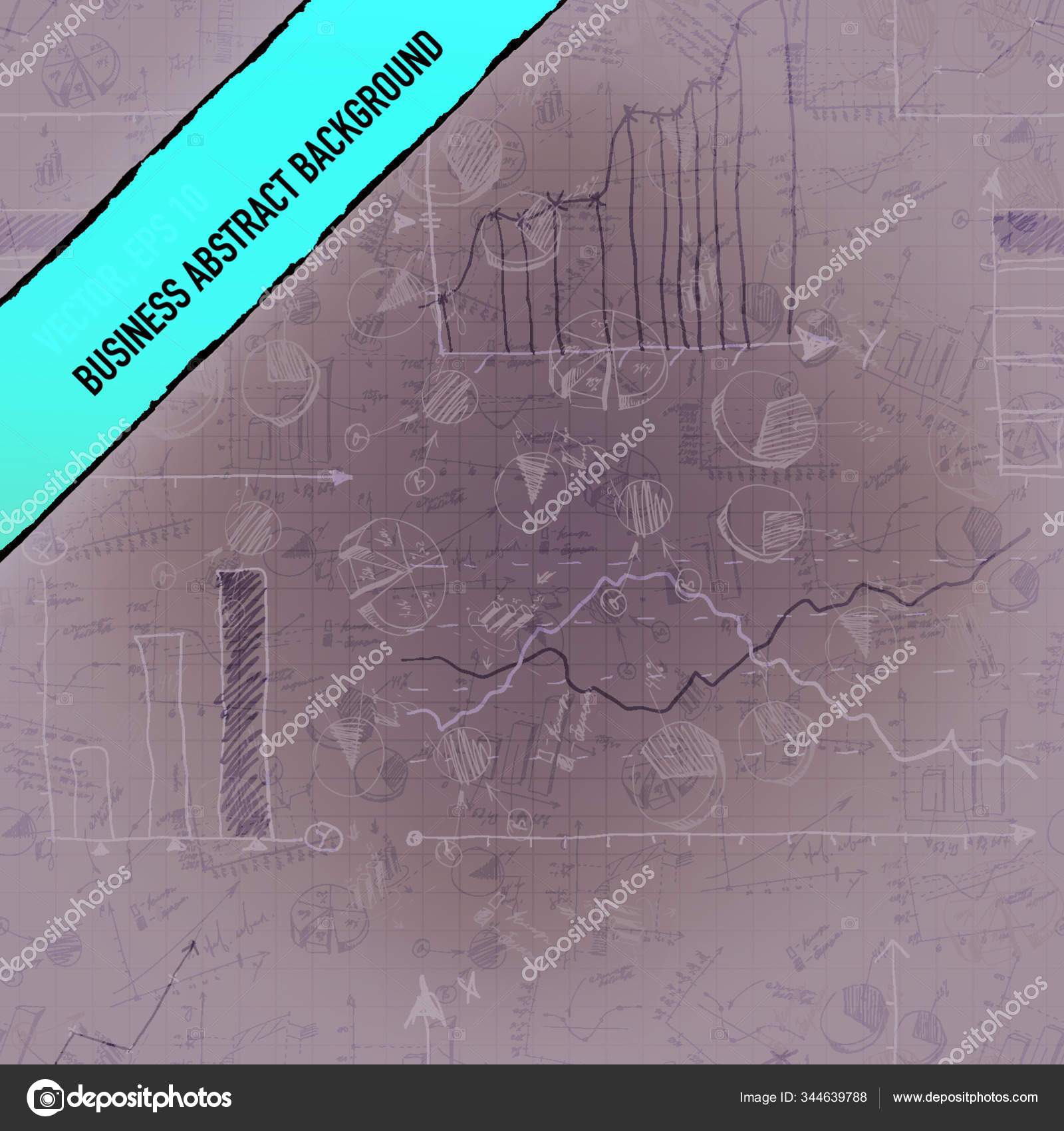 Business Background Successful Graphs Charts Vector Eps Stock Vector by ...