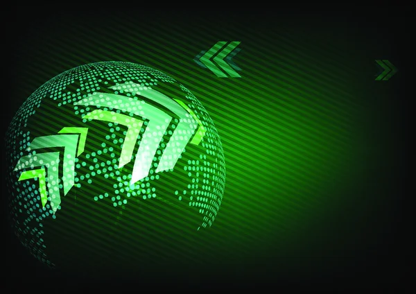 Information Technology Green Background