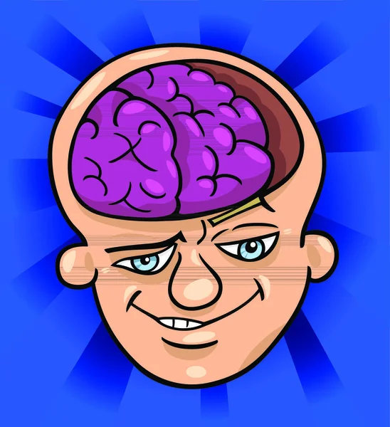 Brainy man cartoon Stock Vector Image by ©izakowski #11857635