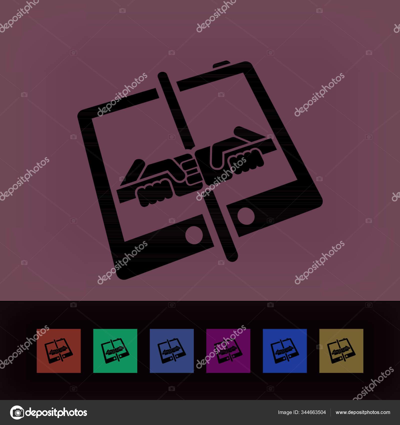 Devices Connection Sign Graphic Illustration Stock Vector Image by ...