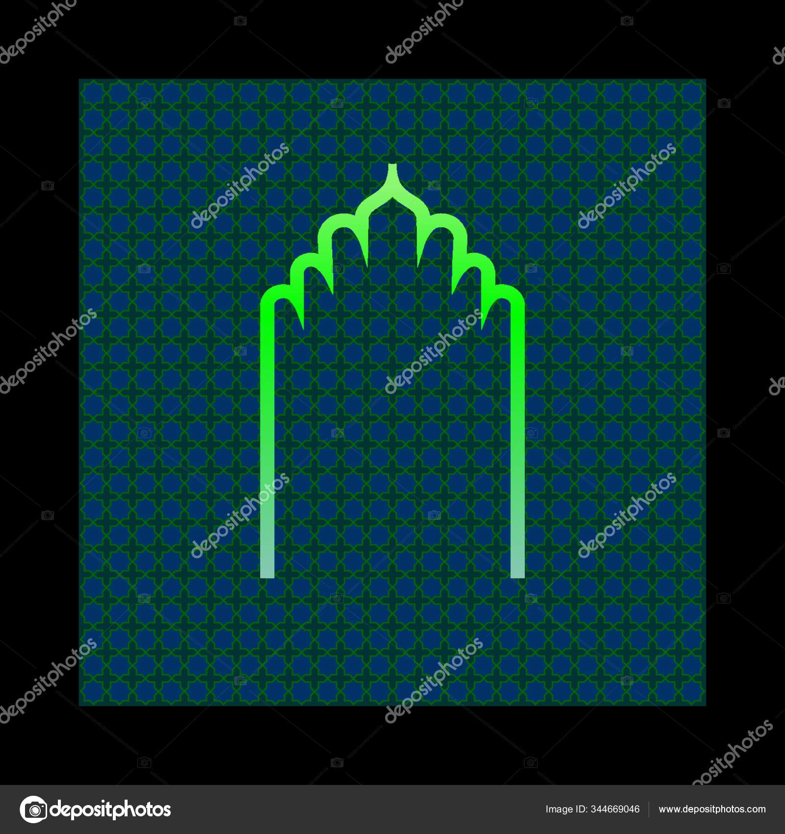 Islamic Art Arch Vector Illustration Stock Vector Image by ©YAYImages ...