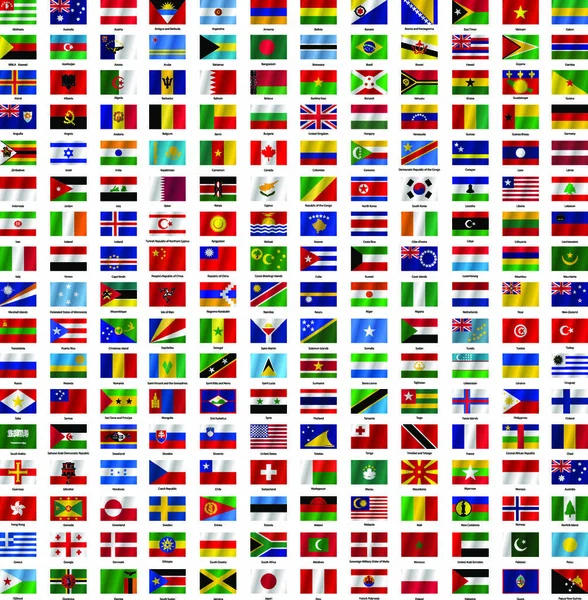 Alphabetically Sorted Flags World 3X2 Official Rgb Coloring Detailed ...