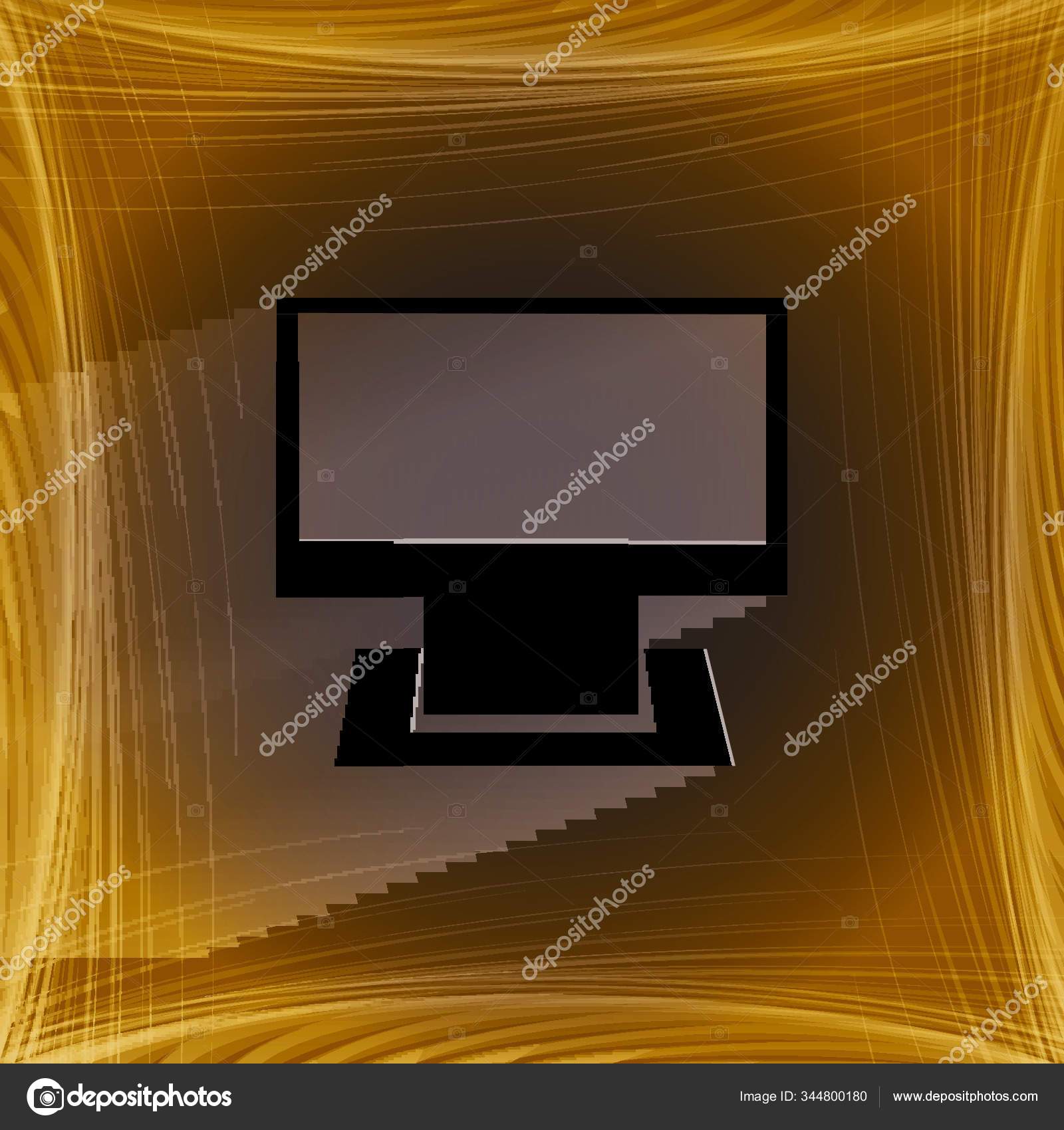Computer Flat Modern Web Button Flat Geometric Abstract Background Vector Stock Vector Image by ...