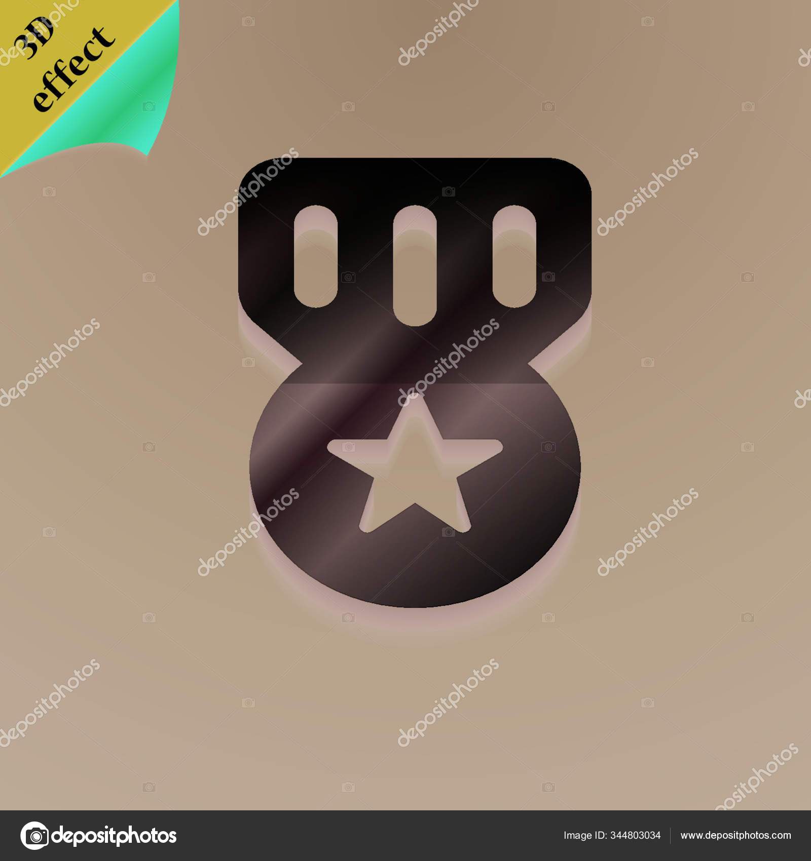 Award Medal Honor Icon Symbol Style Trendy Modern Design Space Stock ...