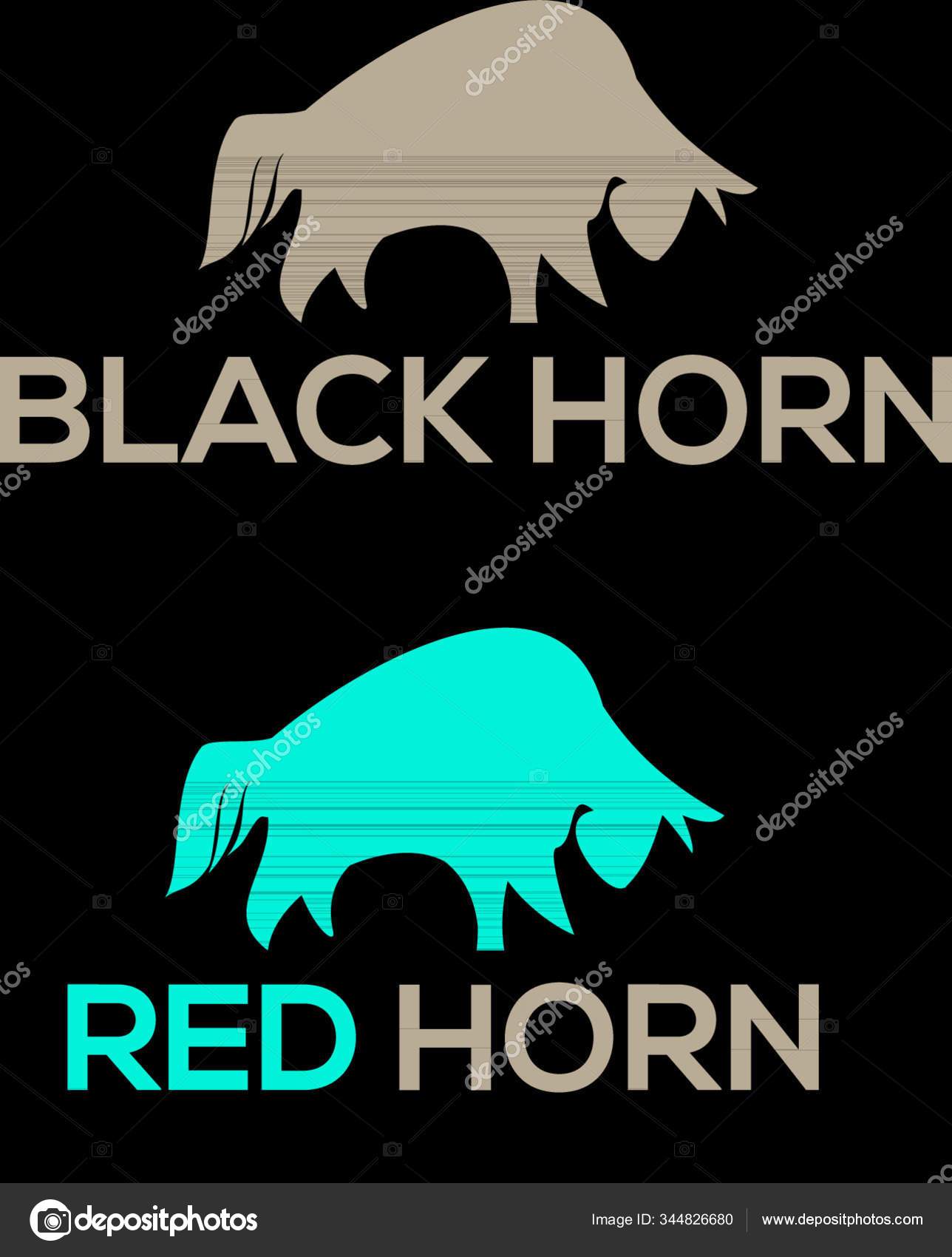 Horn Logo Design Vector File Easy Edit Stock Vector by ©YAYImages 344826680