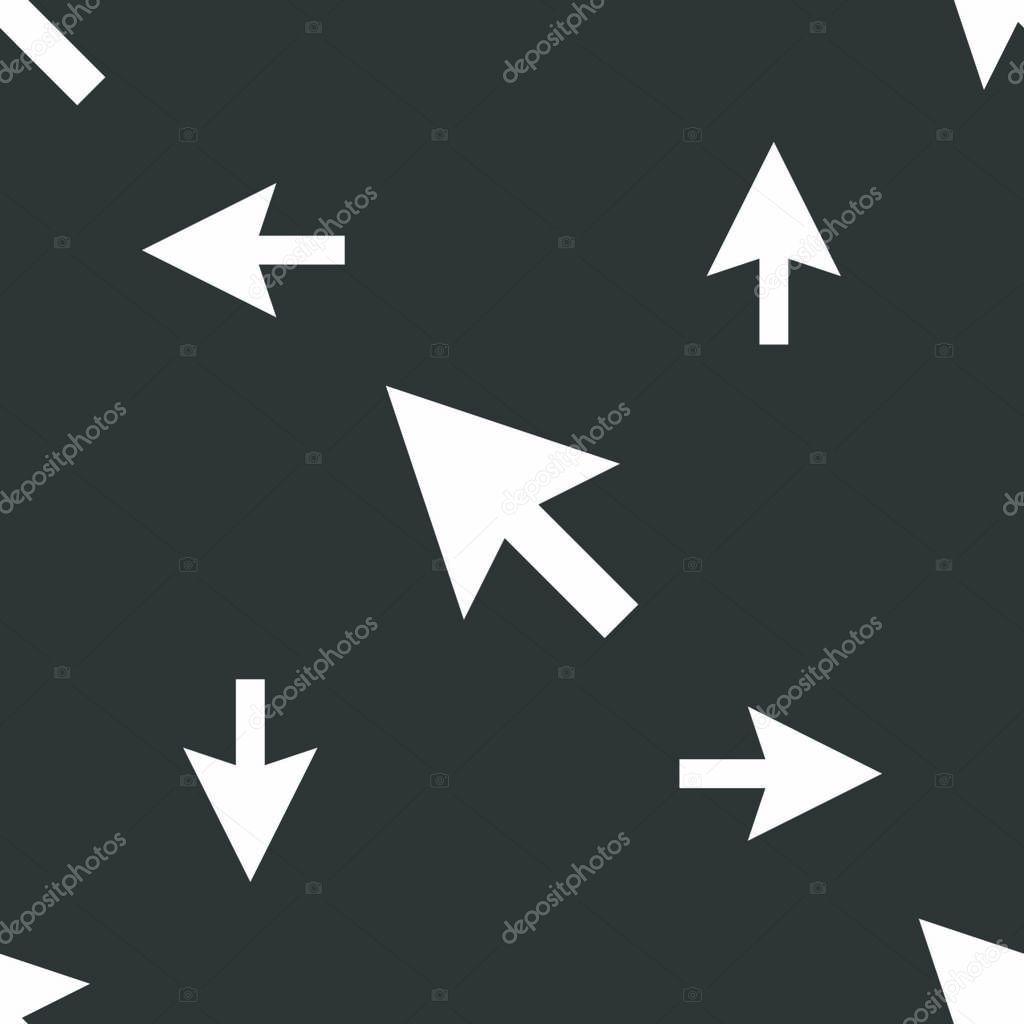 cursor de flecha, signo del icono del ratón del ordenador. Patrón sin ...