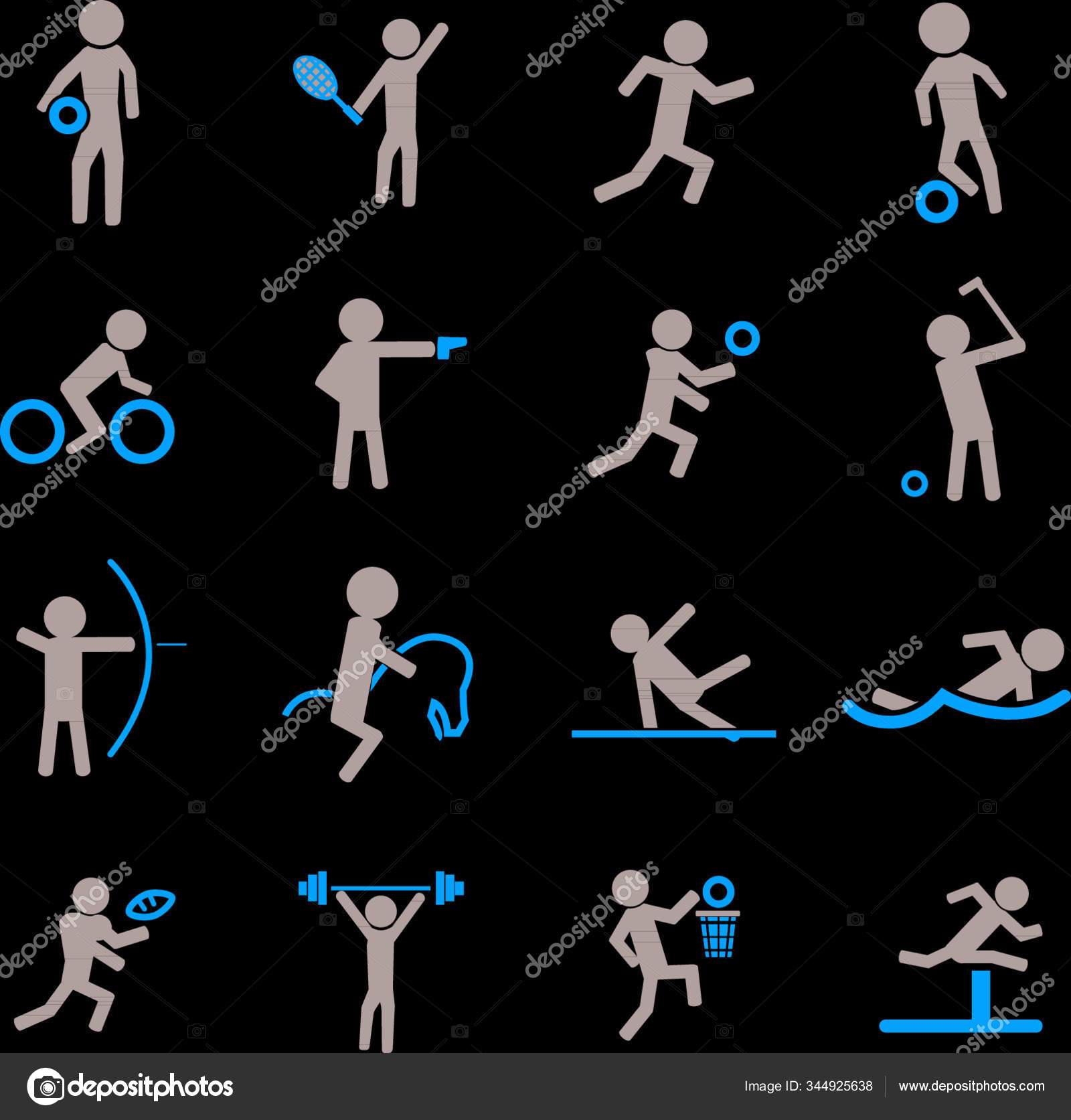 Sports Simply Icons Web User Interfaces Stock Vector by ©YAYImages ... Sports Simply Icons Web User Interfaces Stock Vector by ©YAYImages ...