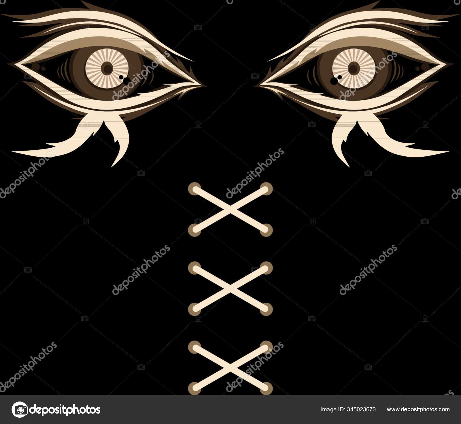 Artistic Abstract Eye Theme Vector Art Illustration Stock Vector Image ...