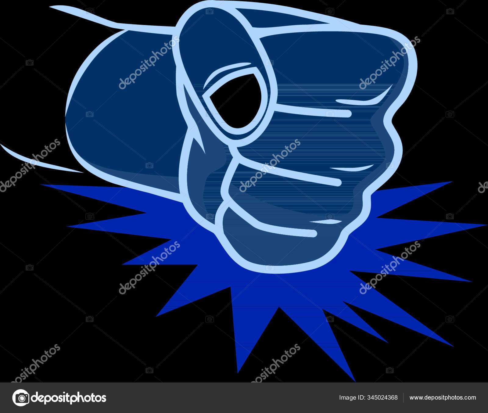 Fist Hand Cartoon Character Vector Art Illustration Stock Vector Image ...