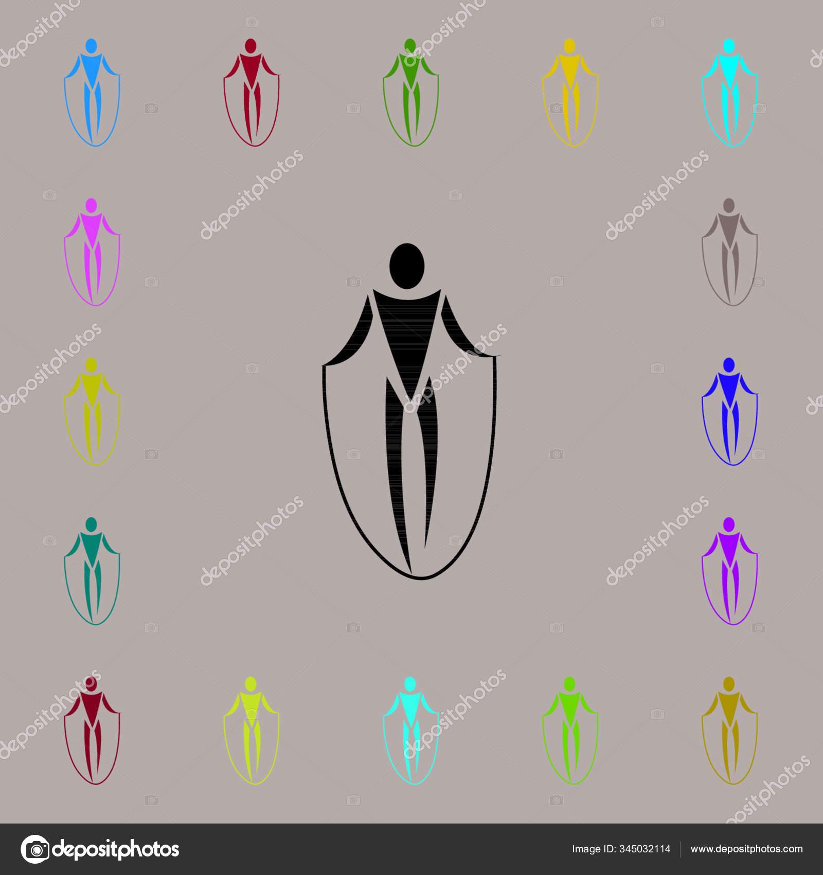 Jump Rope Icon Sign Lots Colorful Symbols Your Design Vector Stock ...