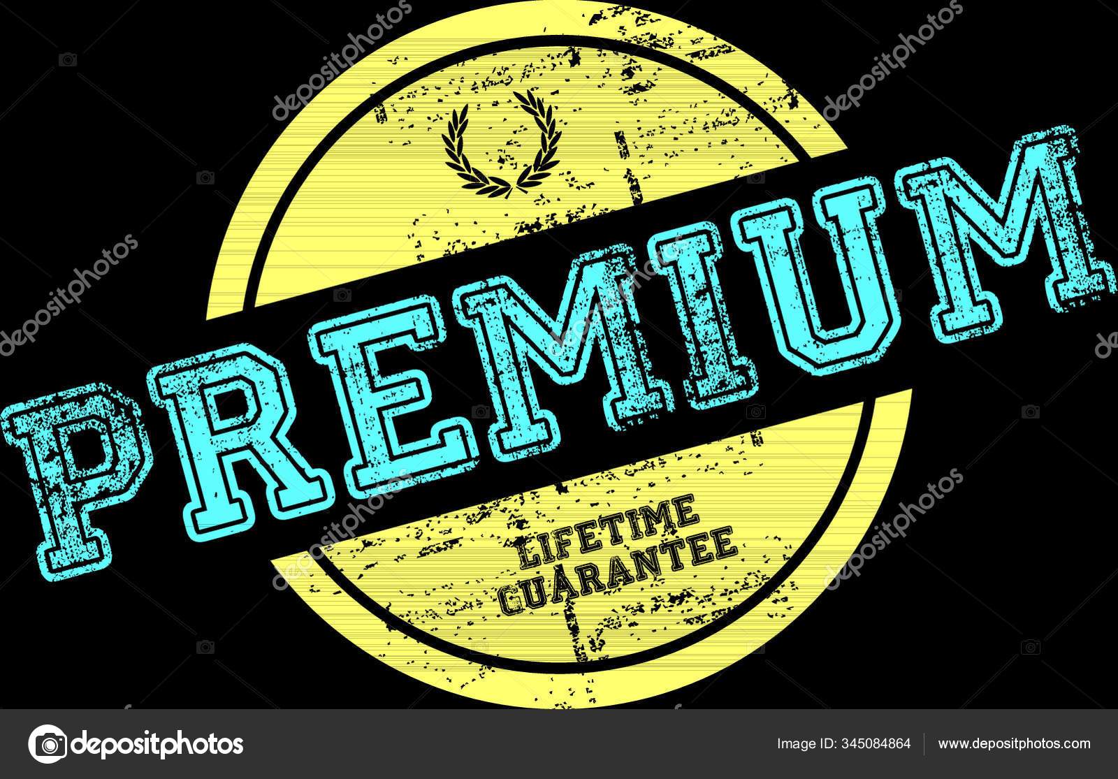 Premium Label Theme Vector Art Graphic Illustration Stock Vector Image ...