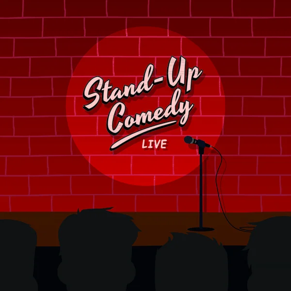 Stand Comedy Cartoon Theme Vector Illustration Stock Vector by ...