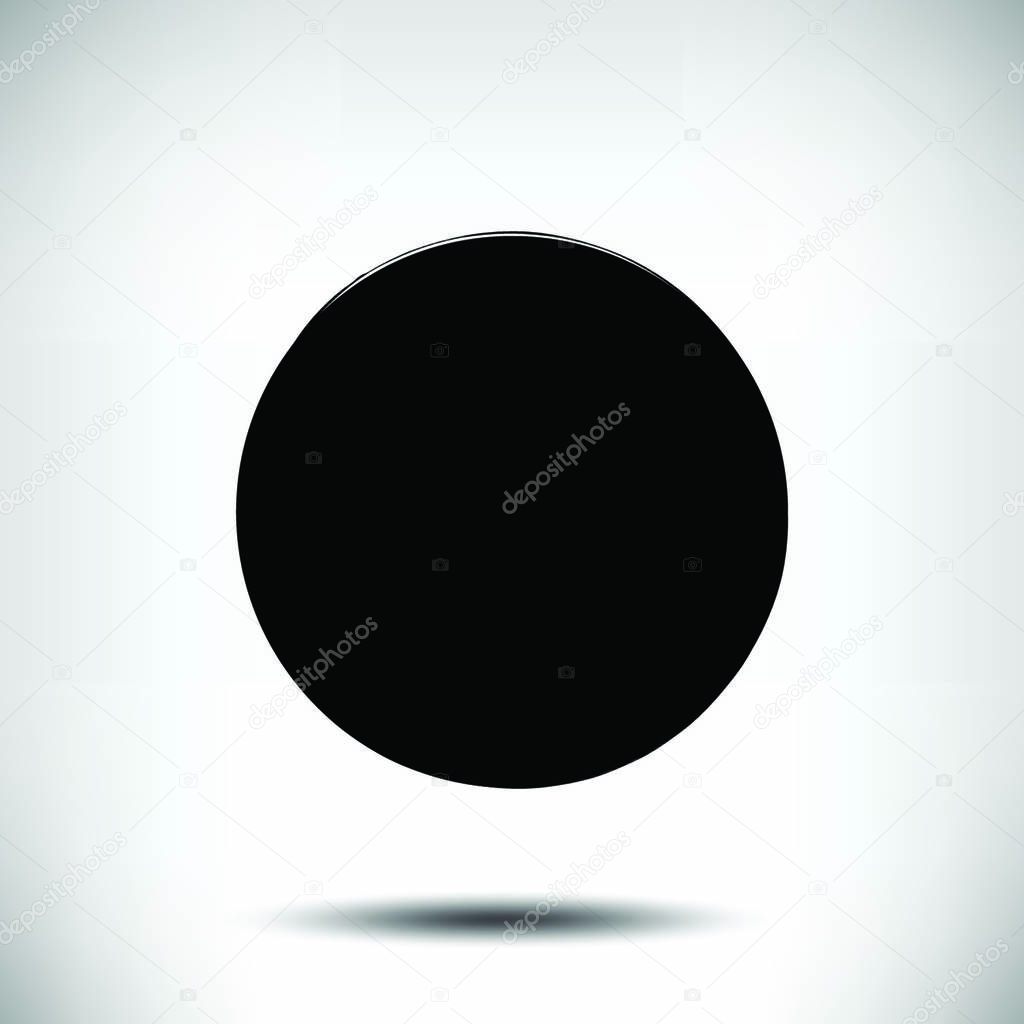 Fondo de círculo grunge vector negro. Círculo negro texturizado. Los ...