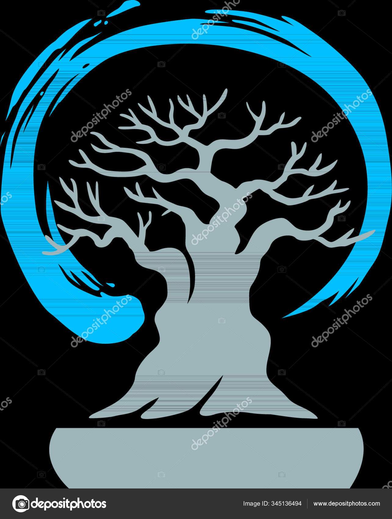 Japan Bonsai Zen Symbol Stock Vector by ©YAYImages 345136494