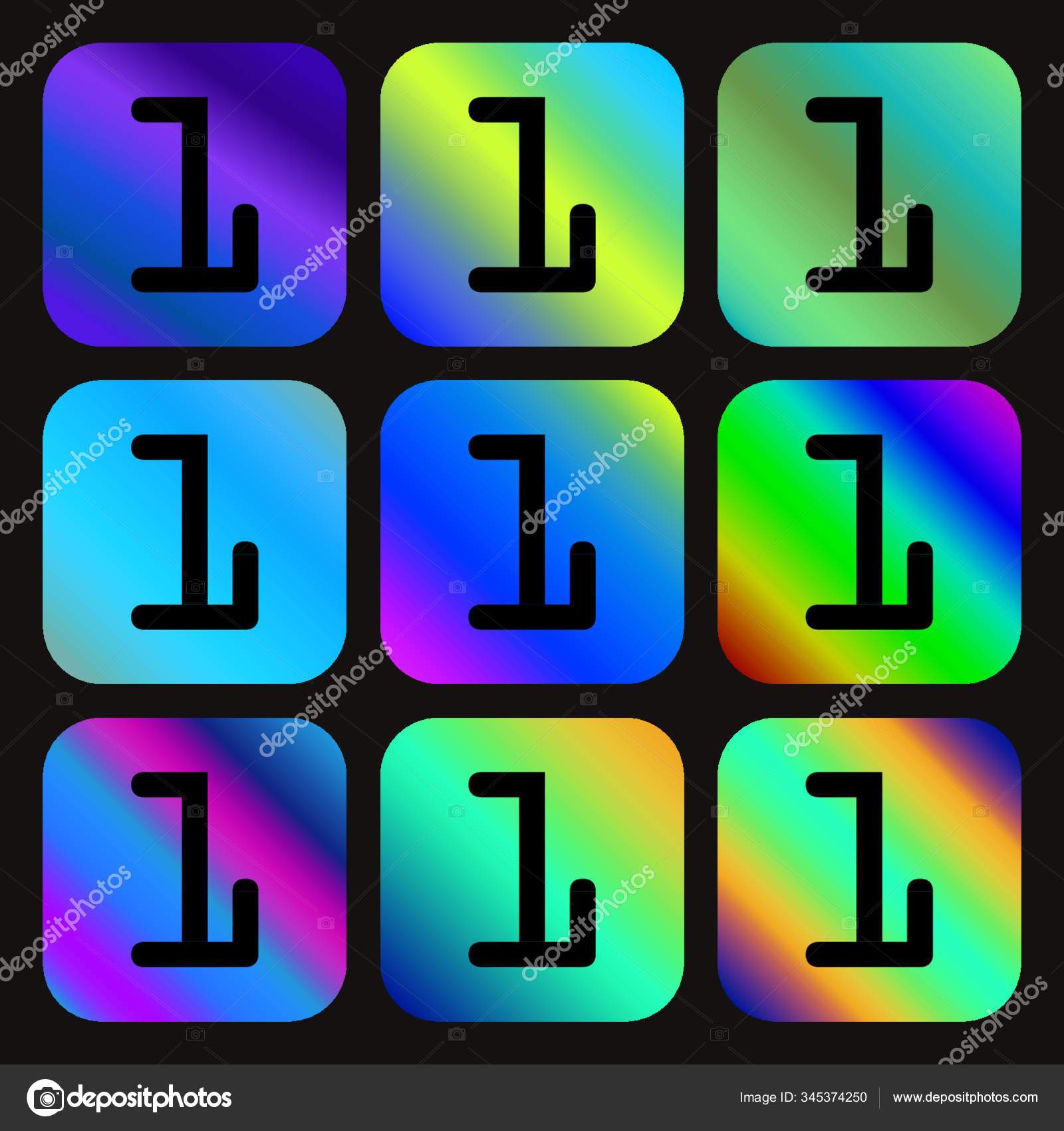 First Place Award Sign Winner Symbol Step One Nine Buttons Stock Vector ...