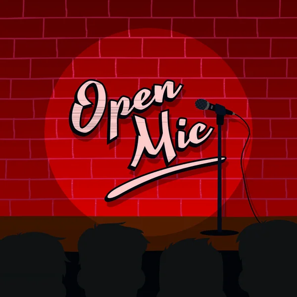 Stand Comedy Cartoon Theme Vector Illustration Stock Vector by ...