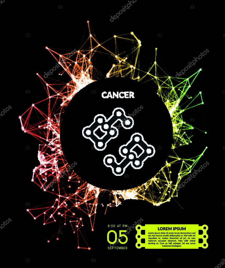 Signos del Zod aco en forma de l neas, puntos conectados. Ilustraci n vectorial 2024