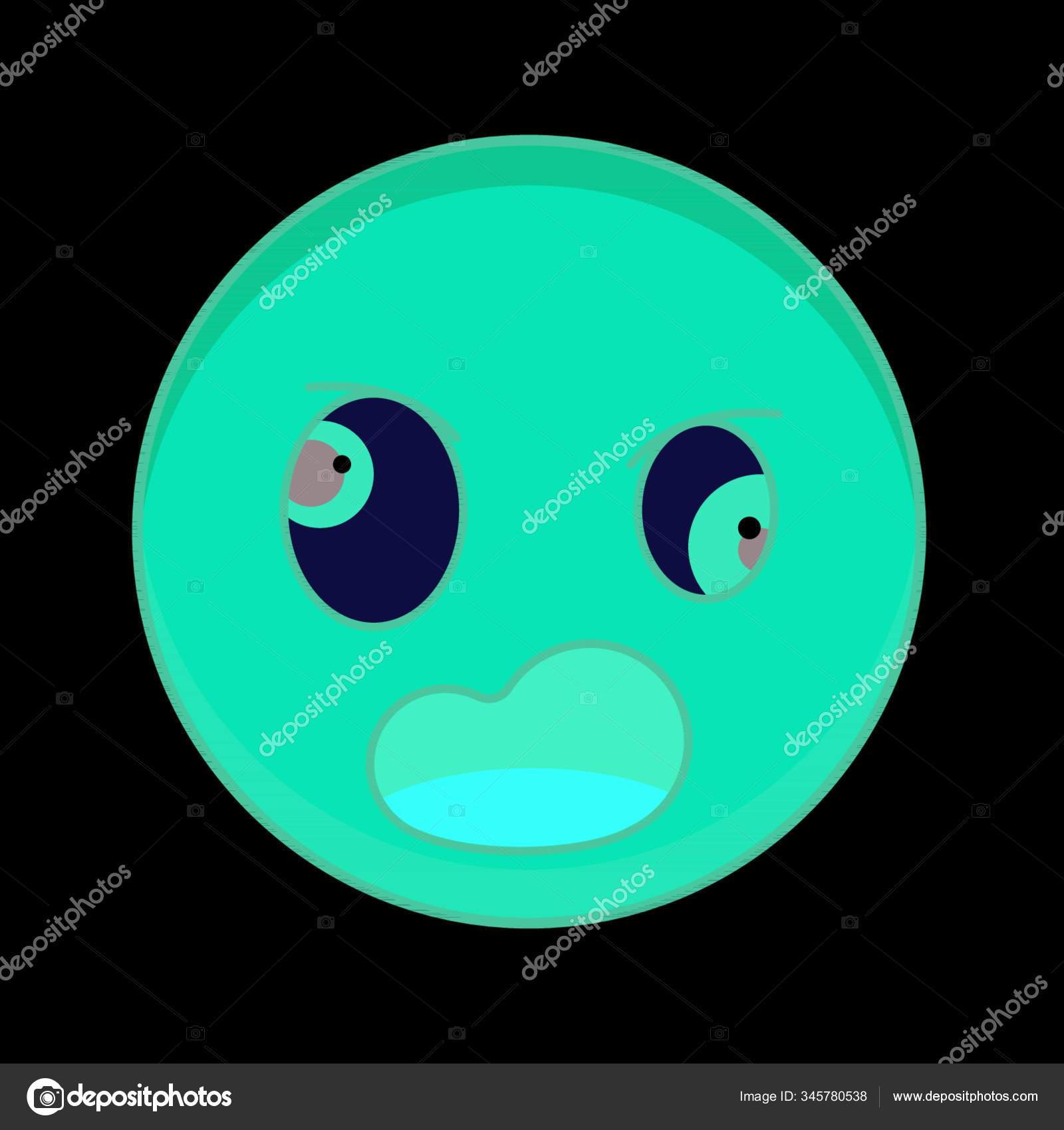 Angry Aggressive Smiley Red Color White Background Stock Vector Image ...
