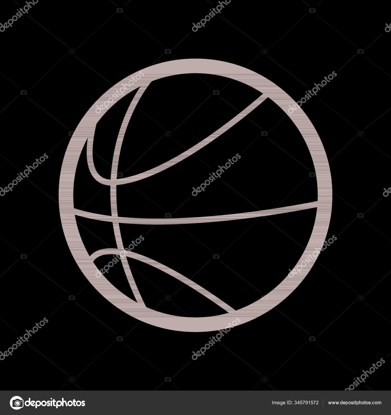 Basketball Isolated White Background Stock Vector Image by ©YAYImages ...