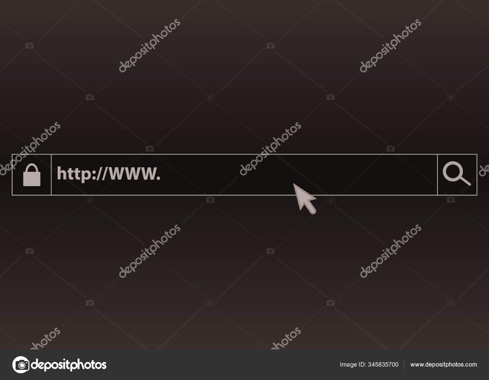 Search Bar Browser Web Link Form Background Stock Vector Image by ...