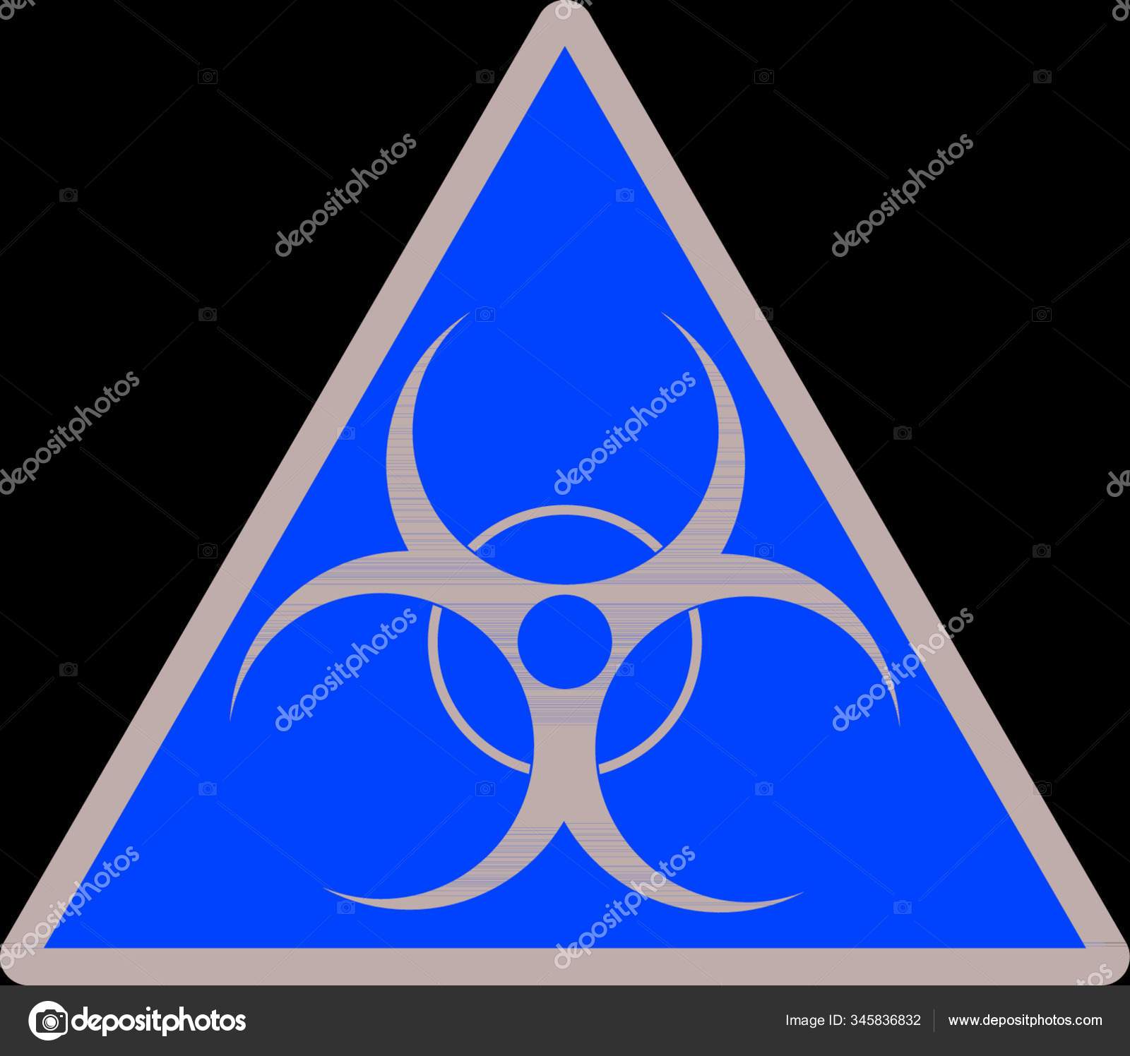 Biohazard Sign White Background Vector Illustration Stock Illustration ...