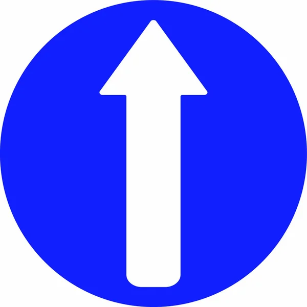 Vector Illustration Roundabout Crossroad Road Traffic Sign Isolated White Background Stock ...