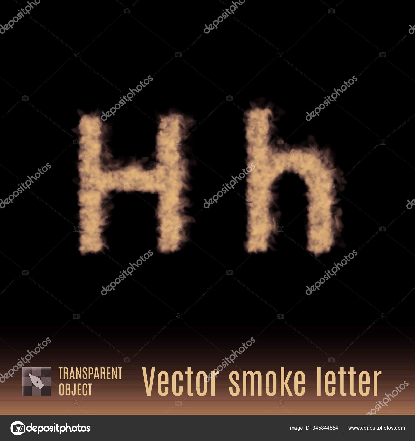 Smoke Shape Letter White Background Stock Vector Image by ©YAYImages ...