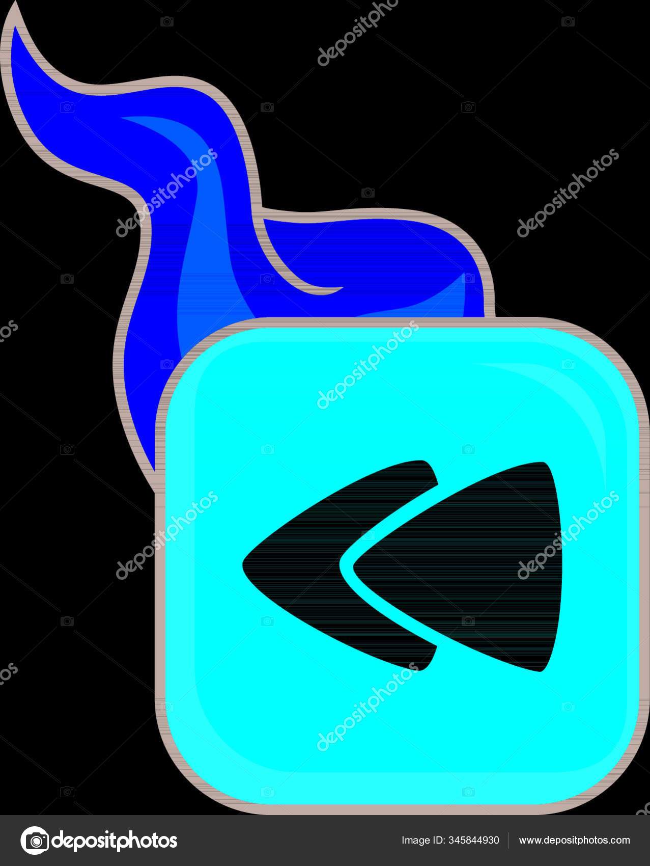 Hot Flame Icon Button Theme Vector Art Illustration Stock Vector Image ...