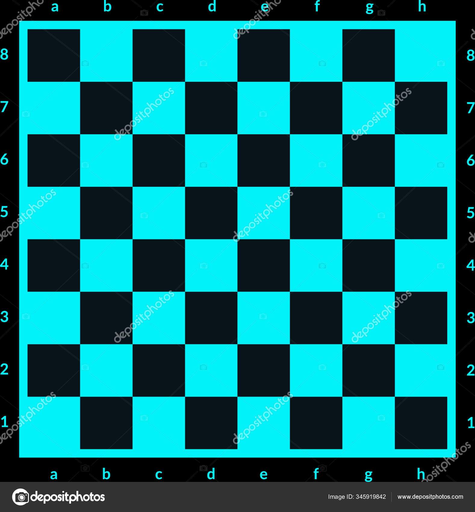 Empty Checkerboard Chessboard Isolated Board Chess Checkers Game ...
