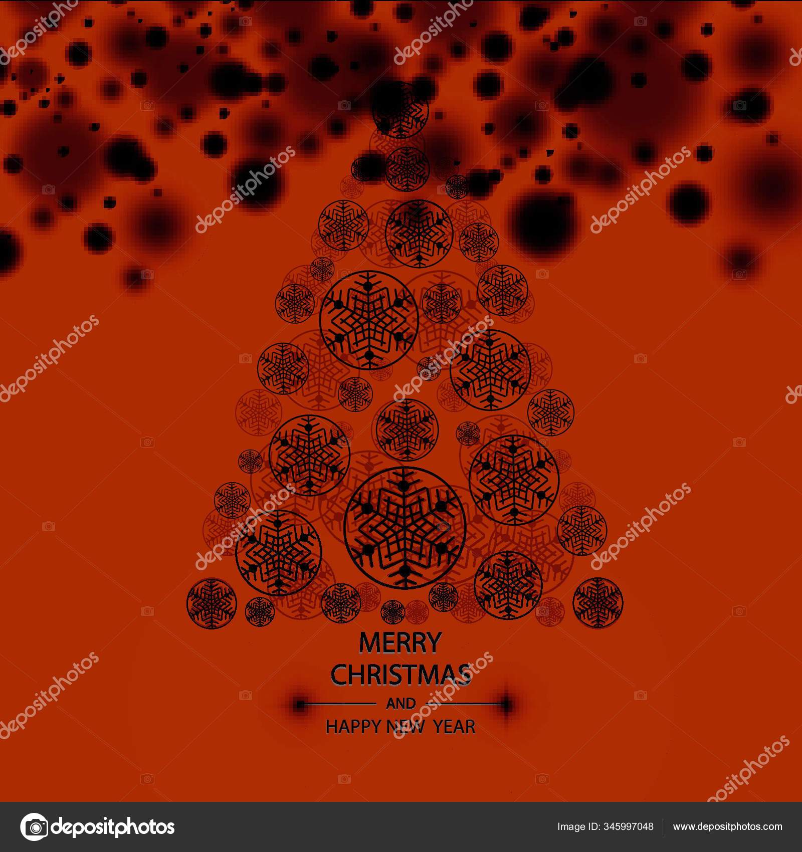 Christmas Tree Made Snowflakes Vector Eps Stock Vector by ©YAYImages ...