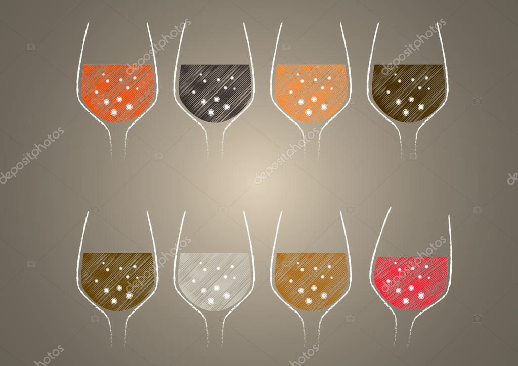 Una copa de vino es un tipo de copas de vidrio que se utiliza para ...