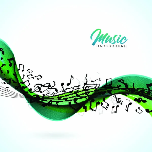 Falling music notes Vector Art Stock Images | Depositphotos