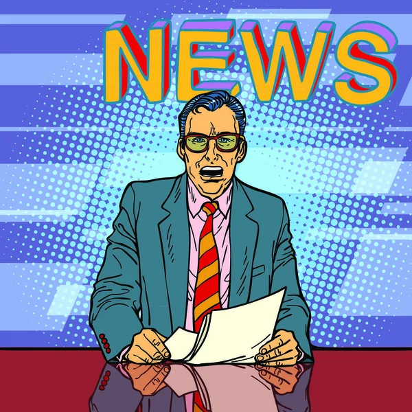 Newsreader Vector Art Stock Images | Depositphotos