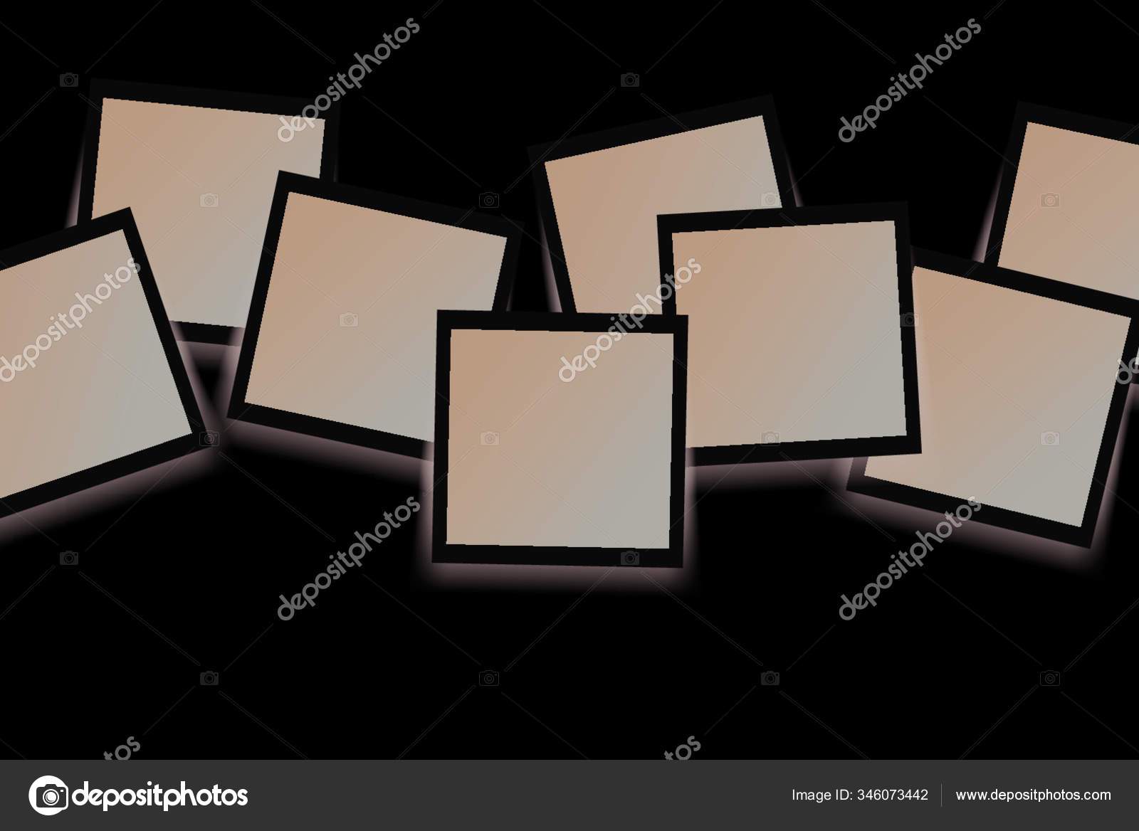 Photos Border Isolated Transparent Background Gradient Mesh Vector ...