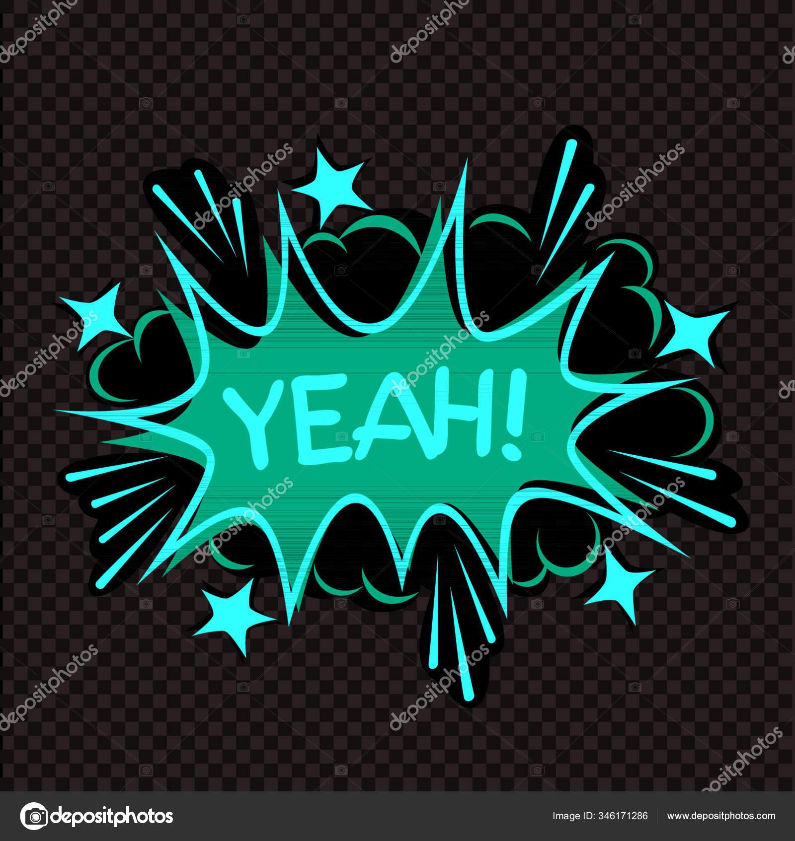 Cartoon Message Illustration Transparent Background Comic Sound Effect ...