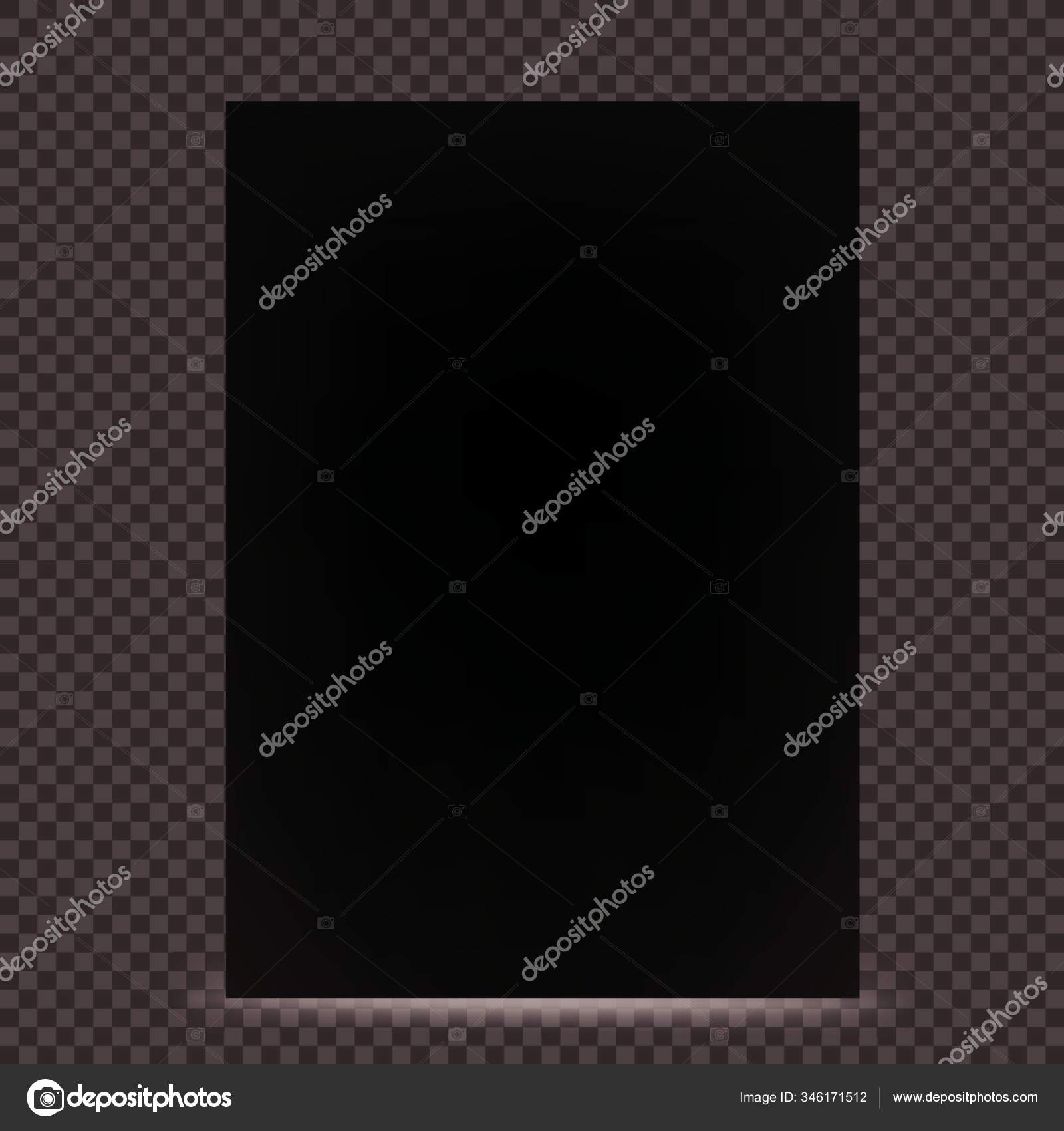 Banner Vertikal Kertas Atau Putih Menutupi Templat Kosong Dengan ...