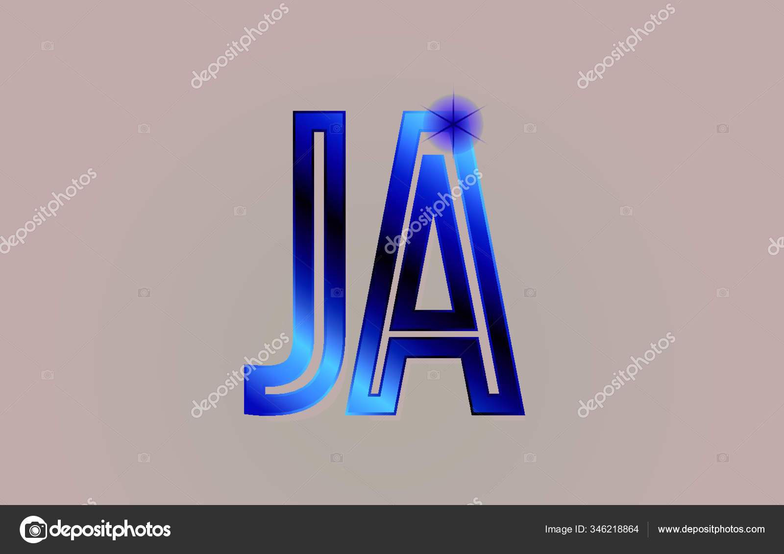 Gold Alphabet Letter Logo Combination Design Suitable Company Business ...